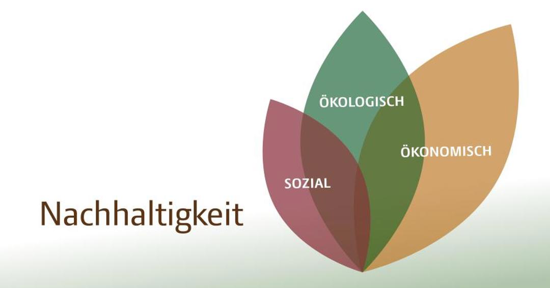 Die drei Dimensionen der Nachhaltigkeit
